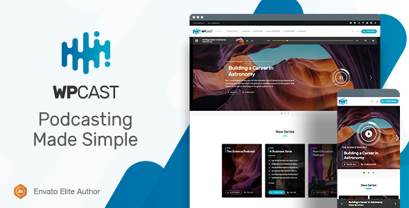 Wpcast - Audio Podcast WordPress Theme by QantumThemes | ThemeForest
